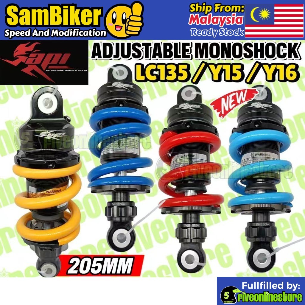 API Racing Gas Monoshock Adjustable Mono API-4 For 205MM LC135 V1-V7 ...