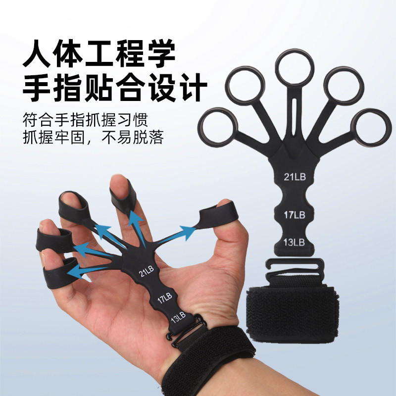 Silicone Finger Training Device Wrist Tensioner Finger Rehabilitation ...