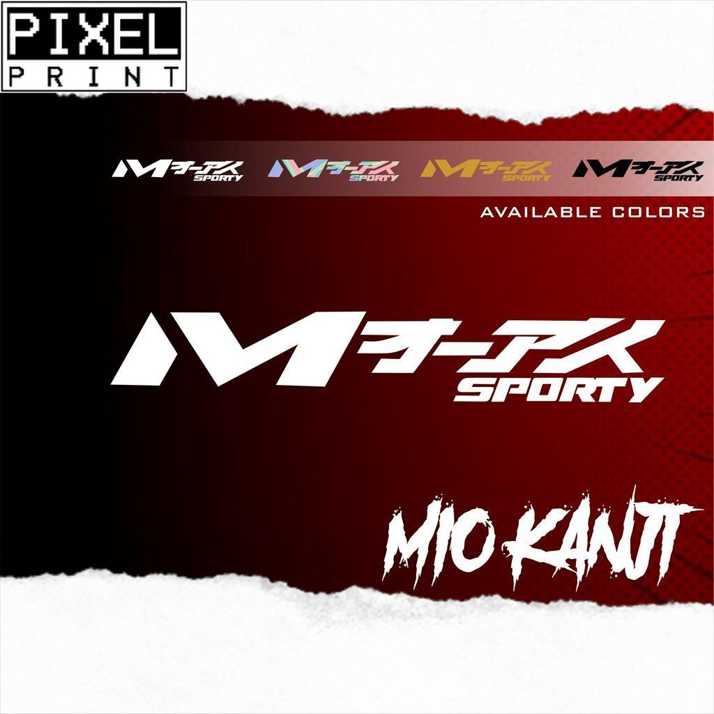 MIO KANJI Stickers for Motorcycle Design Vinyl Sticker Waterproof ...