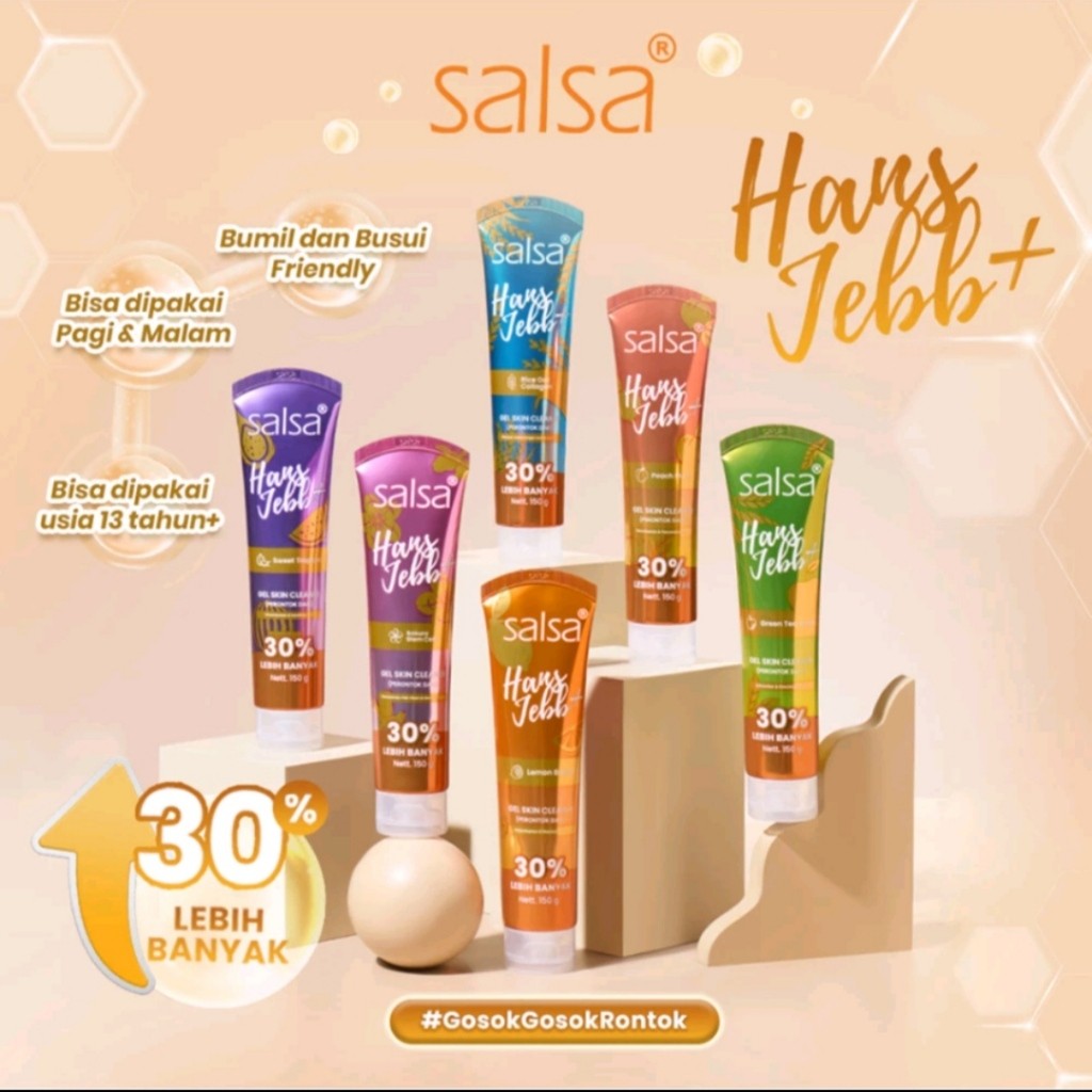 SALSA Hans Jebb Gel Skin Cleanser | Peeling Skin Remover 110g | Shopee ...