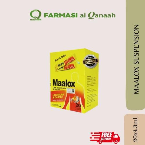 MAALOX ORAL SUSPENSION IN SACHET 4.3ML | Shopee Malaysia