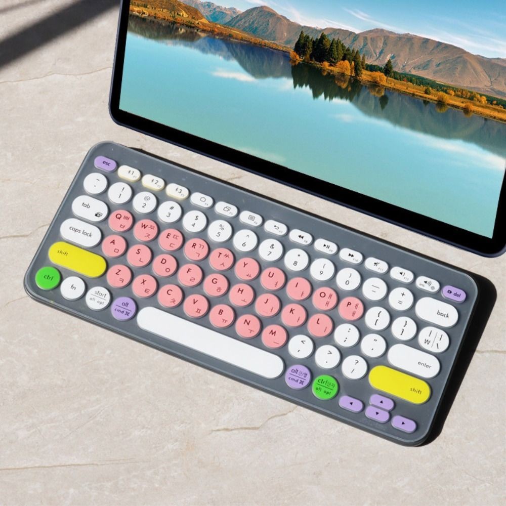 TPU Korean Keyboard Cover Transparent Wear-resistant Protective Skin ...