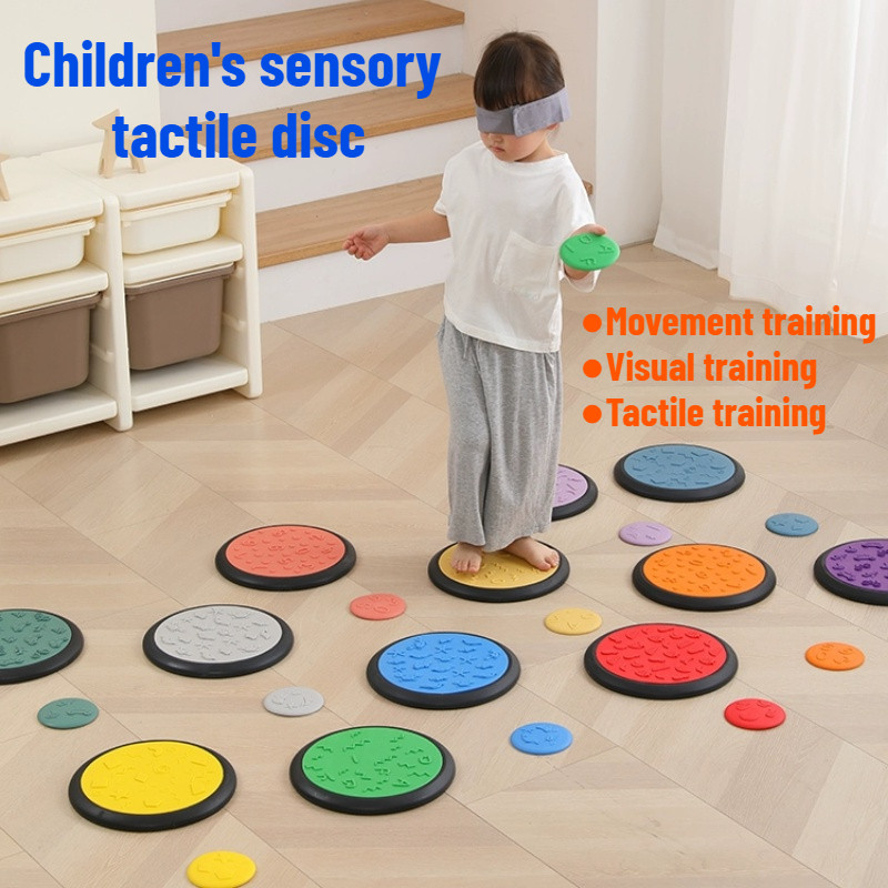 Children Stepping Stones Palm And Foot Tactile Pads Balance Board ...