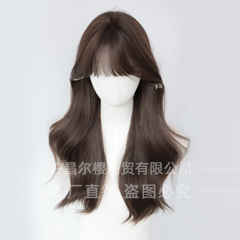 Erying Cross-Border Wig Female Daily Influencer Long Curly Hair lolita ...