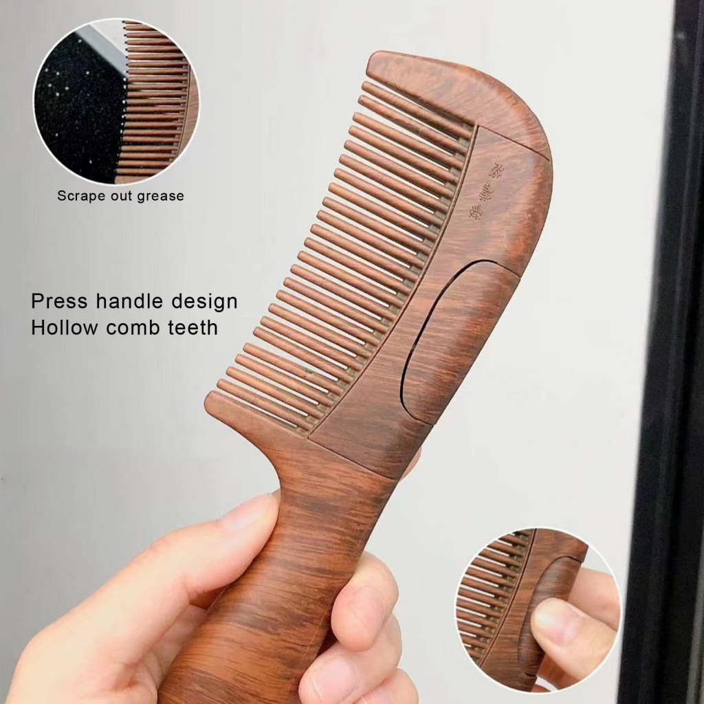 Scalp Massage Brush Anti-dandruff Comb with Hollow Tooth Anti-dandruff ...