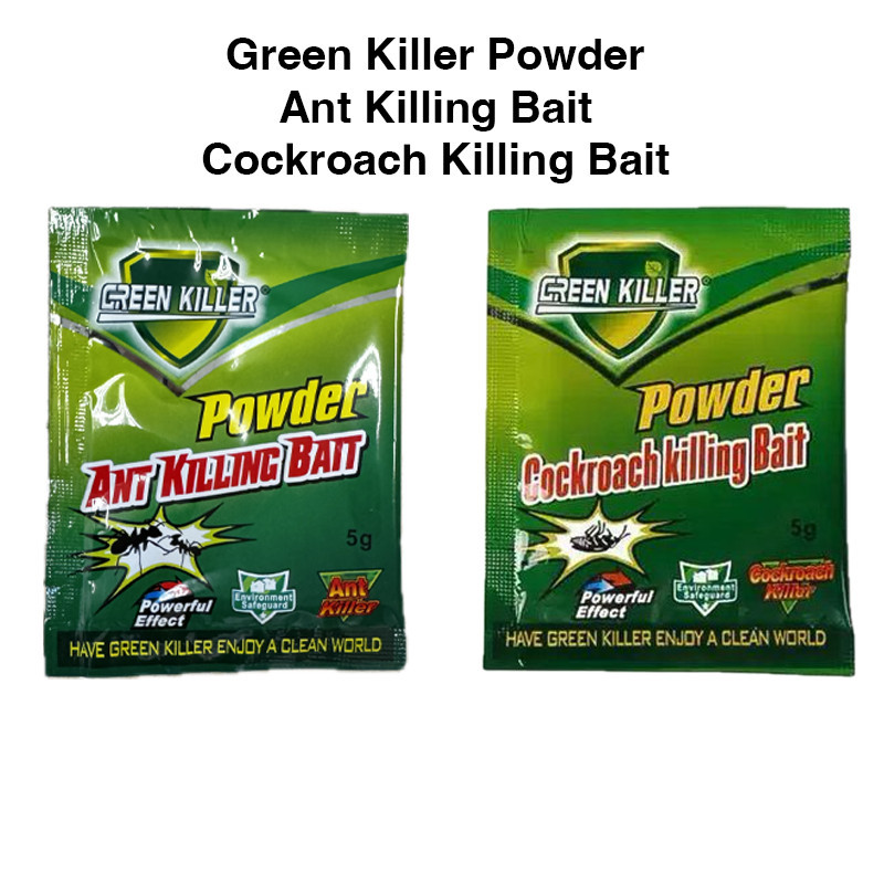 Green Killer Cockroach Powder Killing Bait & Ant Killing Bait (1pack 5g ...