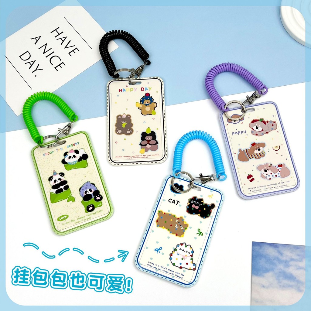 2025 Cute Cartoon Student Card Holder Waterproof Lanyard ID Holder ...