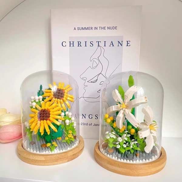 lego lego flower 2024 Blok Binaan Bunga Matahari Baharu Sejambak ...