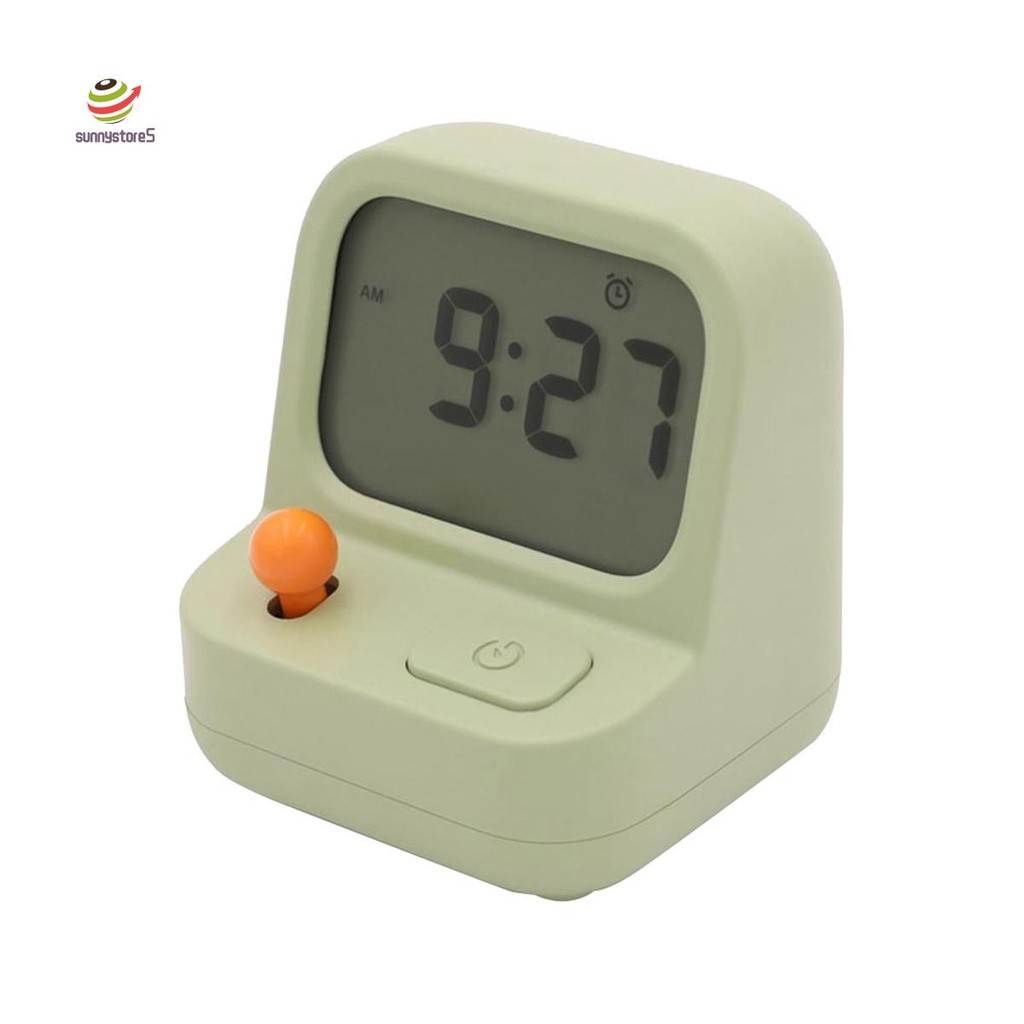 Retro Mini Handheld Game Machine Alarm Clock Kids Cute Digital Clock ...