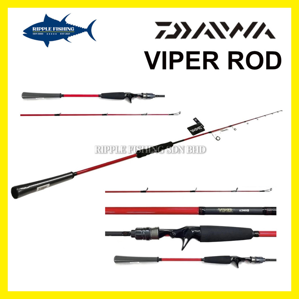 DAIWA VIPER JIGGING FISHING ROD (SPINNING/ BAITCASTING) | Shopee Malaysia