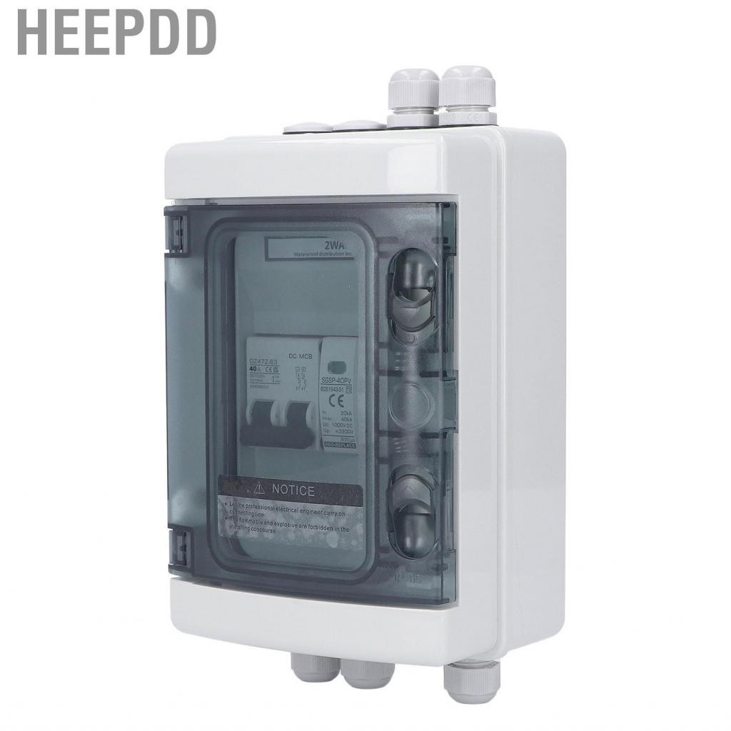 HEEPDD 1000V 40A Solar Disconnect Switch for Panel IP65 DC Photovoltaic ...