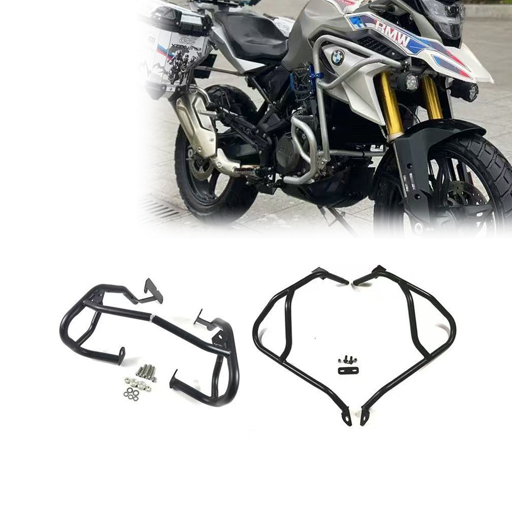 Motorcycle Upper + Lower Engine Guard Crash Bar Motoguard Frame ...