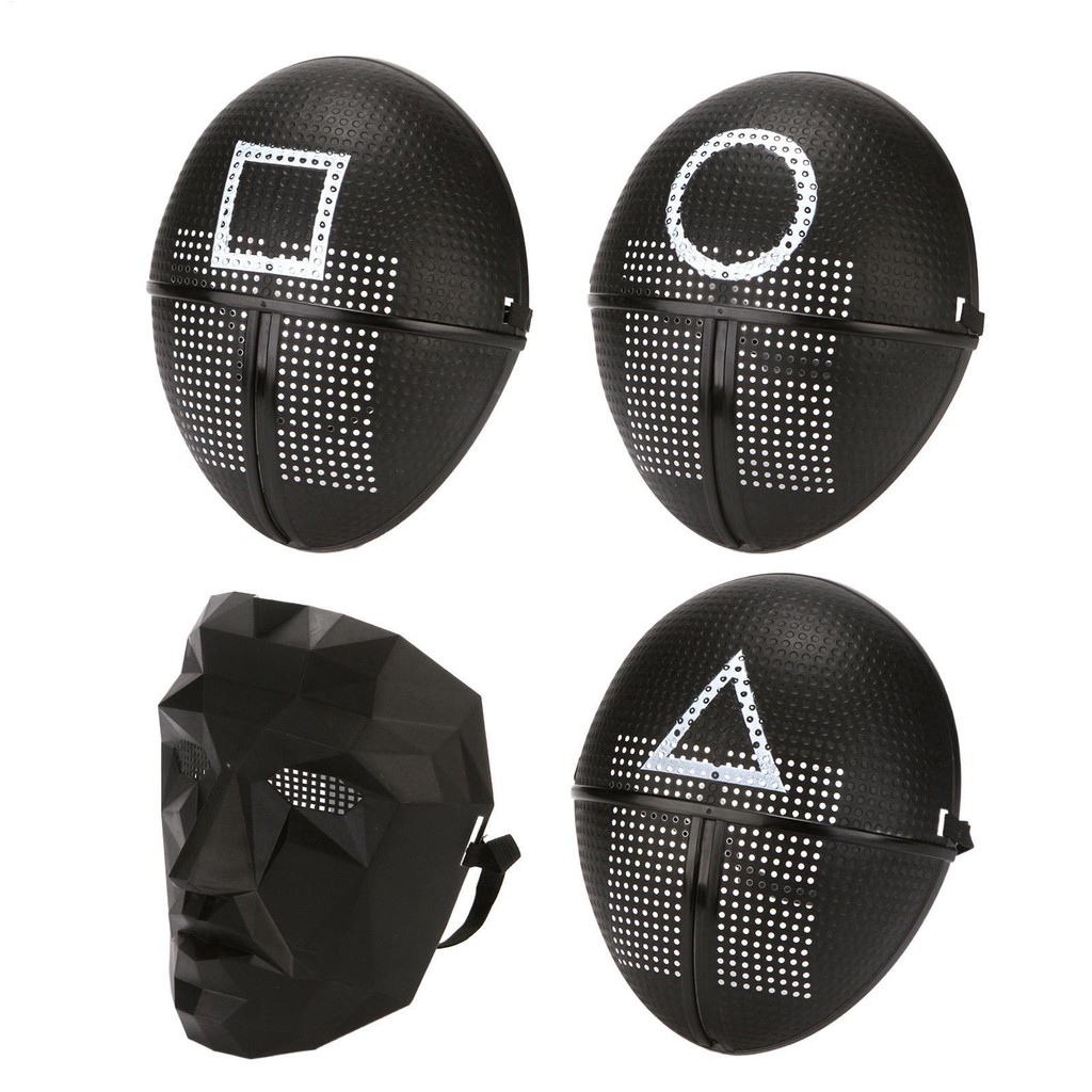 Squid Game Mask Squid Game Season 2 NPC Cover：Triangle Round Square and ...