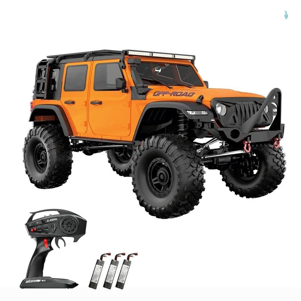 Remote Control Car, 1:10 Scale 2.4G 4WD Electric Crawler, Rechargeable ...