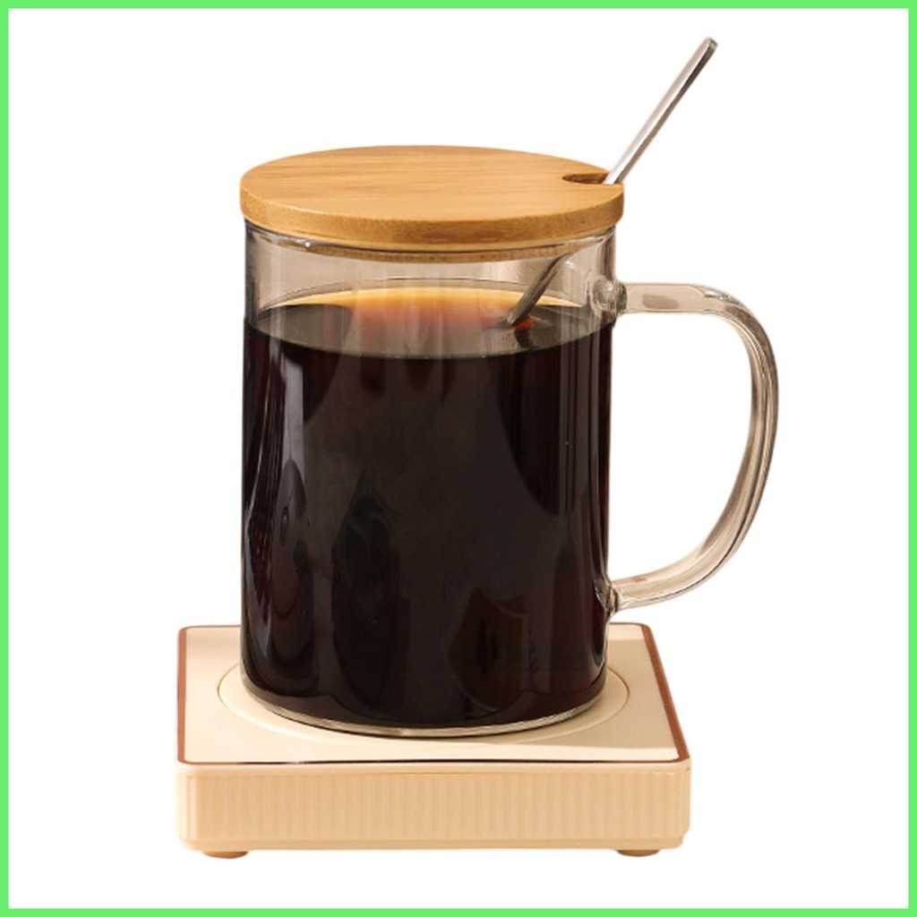 Smart Beverage Warmer Coffee Mug Heater with 2 Temp Settings Portable ...