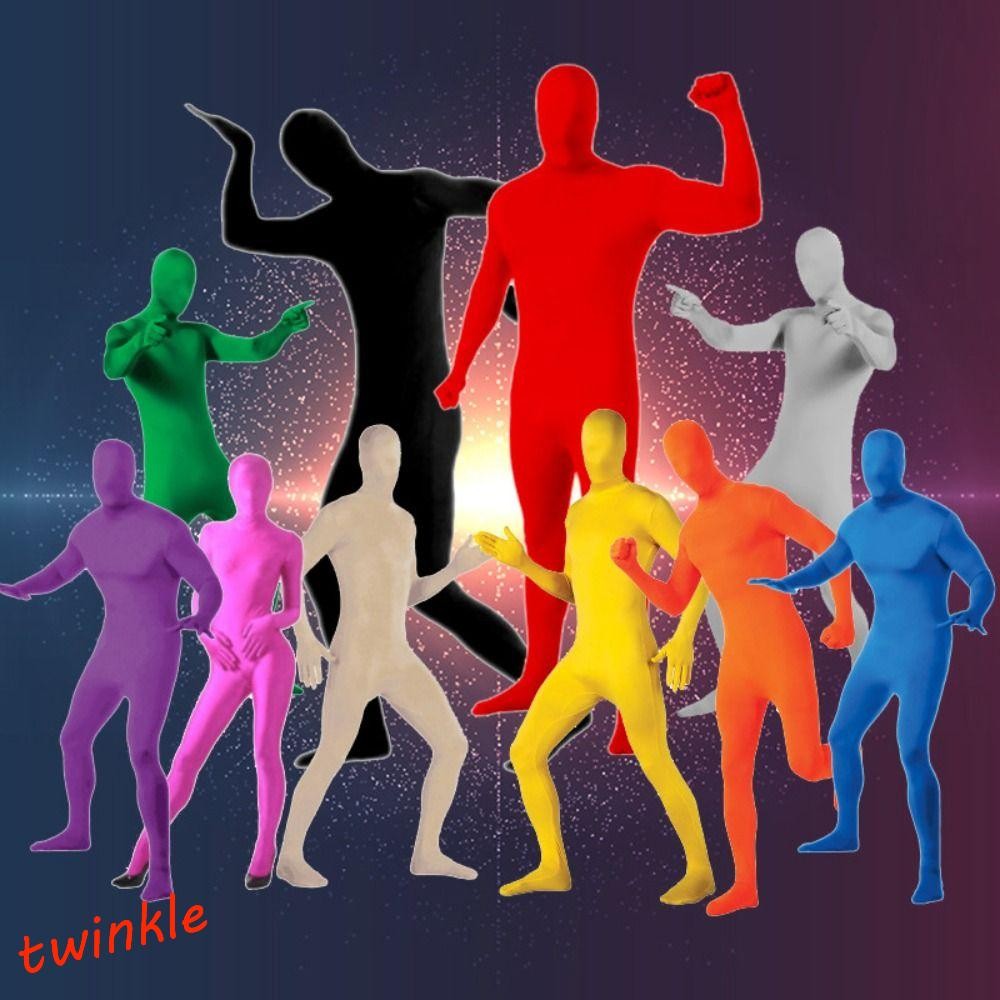 TWINKLE1 Kid Adult Zentai, Invisibility Cloak Spandex Suit Full Body Suit, Performance Jumpsuit ...