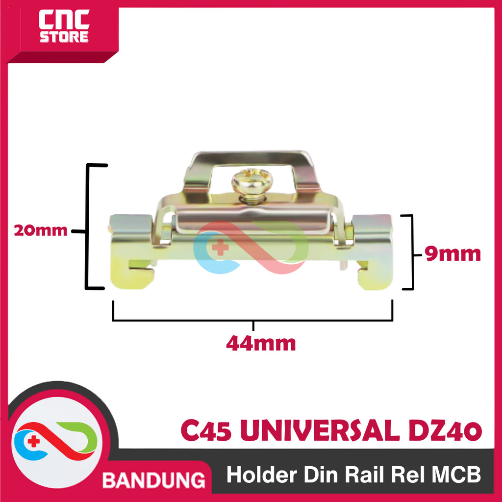 Din Rail Holder MCB locking Rail MCB mount on fastener Rail terminal ...