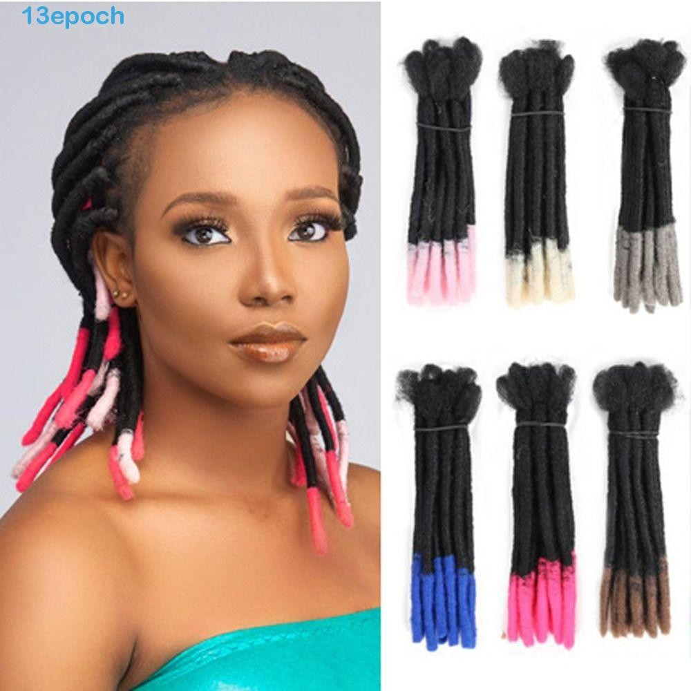 EPOCH 1 Pcs Handmade Dreadlocks Curly DIY Stylish Synthetic Hair Braids ...