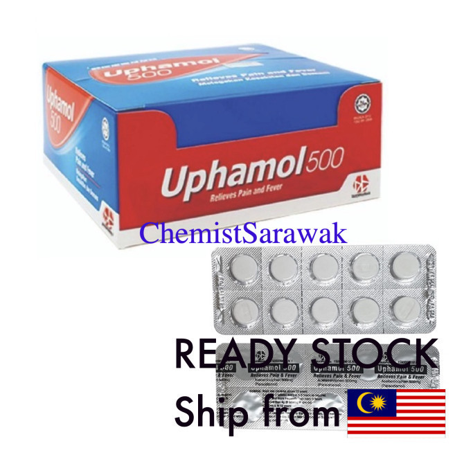 Duopharm Uphamol 500mg Tab 18x10s (Demam, Sakit Kepala) | Shopee Malaysia