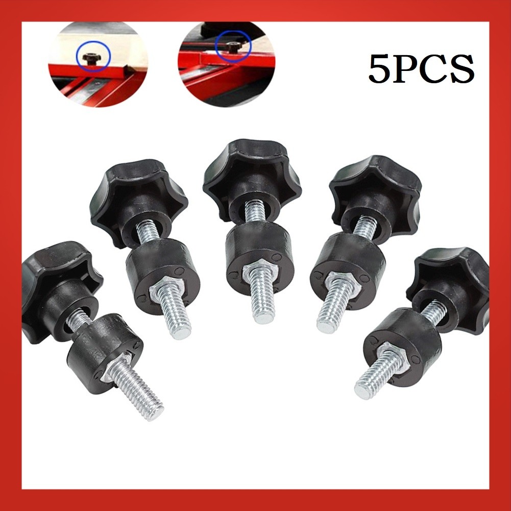 [BTSL] 5PCS Star Shape Thread Clamping Handle Bolt Bakelite Hand Knob ...
