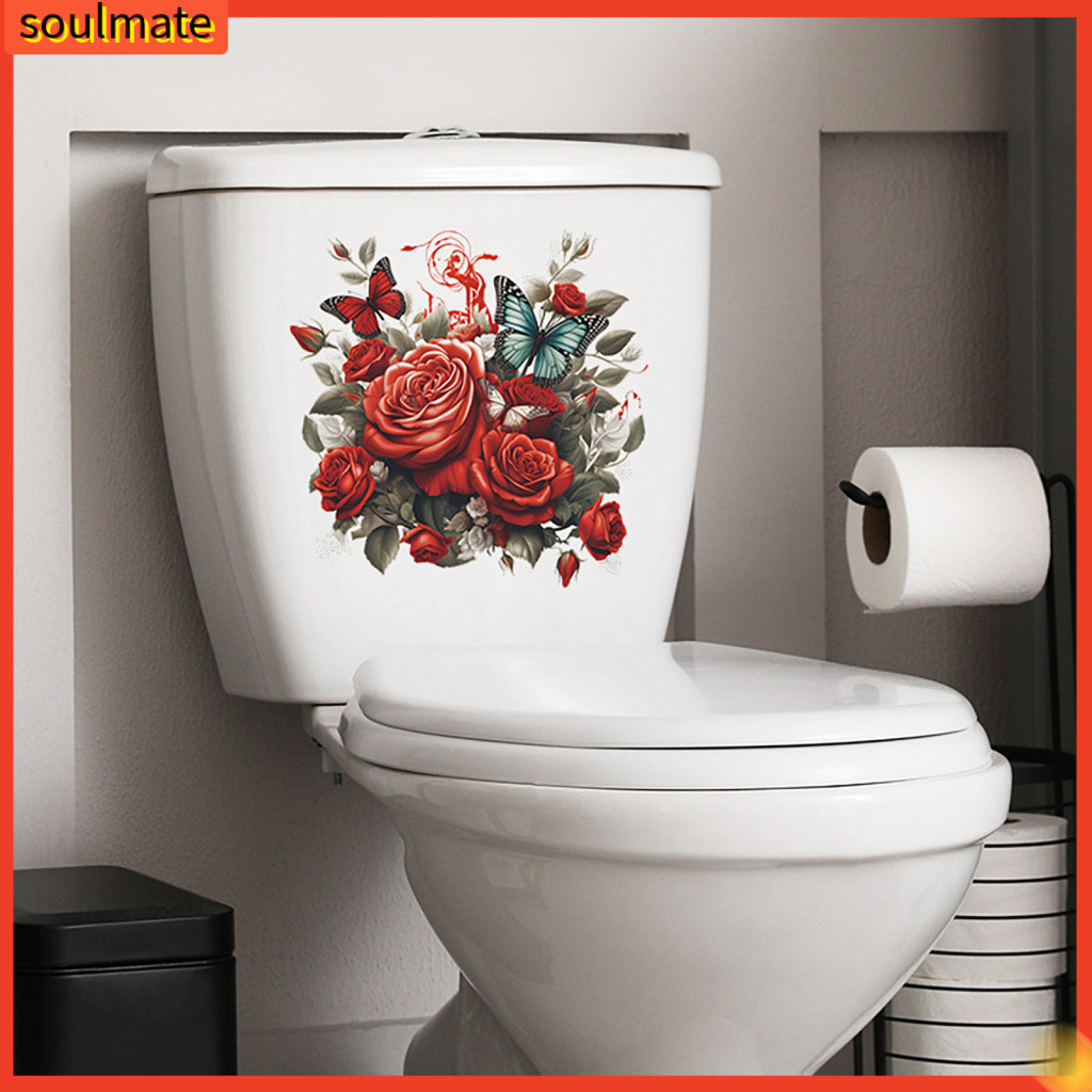 soulmate| Removable Toilet Decal Waterproof Toilet Sticker Romantic ...