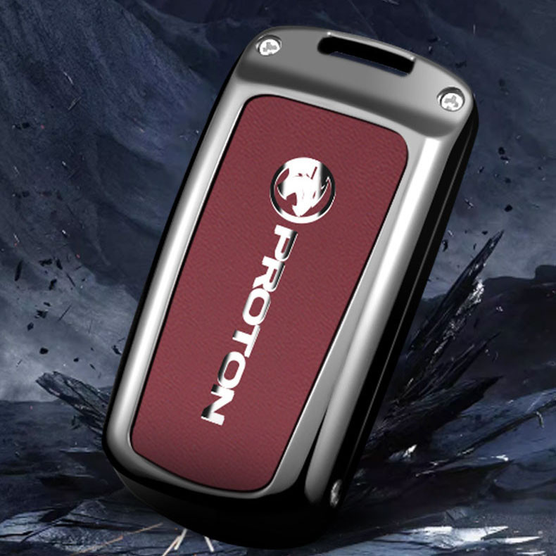Proton Key Cover Case Accessories Luxury Zinc Alloy Leather Car Key ...