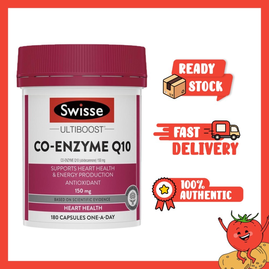 Swisse Ultiboost Co Enzyme Q10 150mg [180 Capsules] | Shopee Malaysia