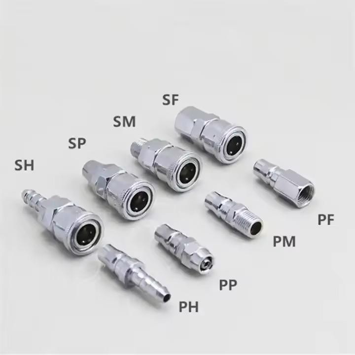 Quick Coupler air Connector Neple compressor Universal thread 1/4 Inch ...