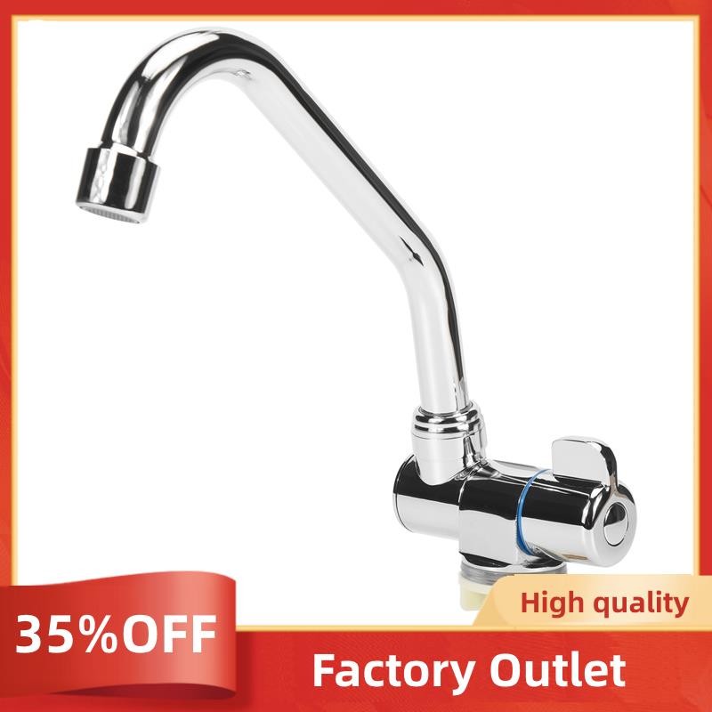 Foldable RV Faucet Rotating Single Handle Deck/Wall Mounted RV Kitchen ...