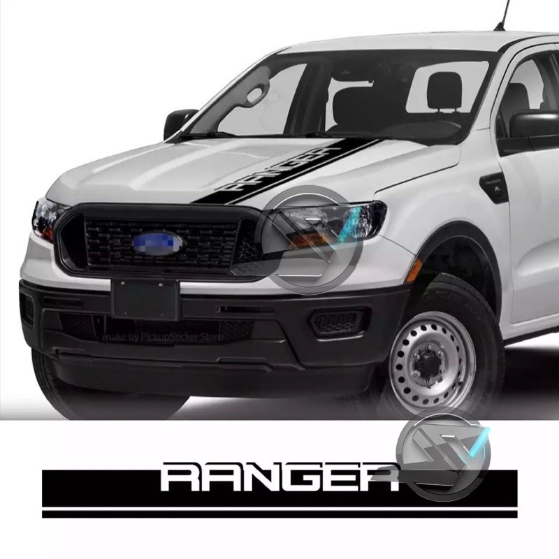 (Ready Stock) S15# Car Bonnet Sticker For Ford Ranger Raptor Vinyl ...