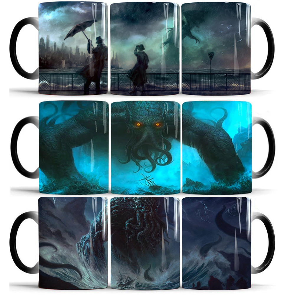 Cthulhu Mythos Mug Berubah Warna Peribadi Cthulhu Lovecraft Mug ...