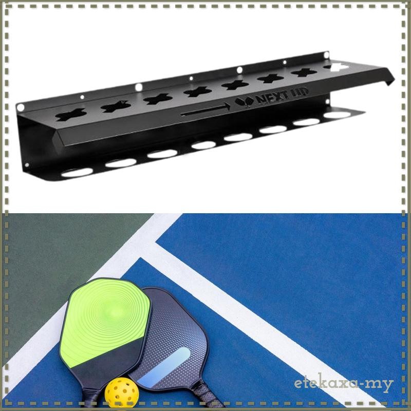 [EtekaxaMY] Rack Equipment Can Hold 8 Racket Metal Wall Hanging Paddle ...
