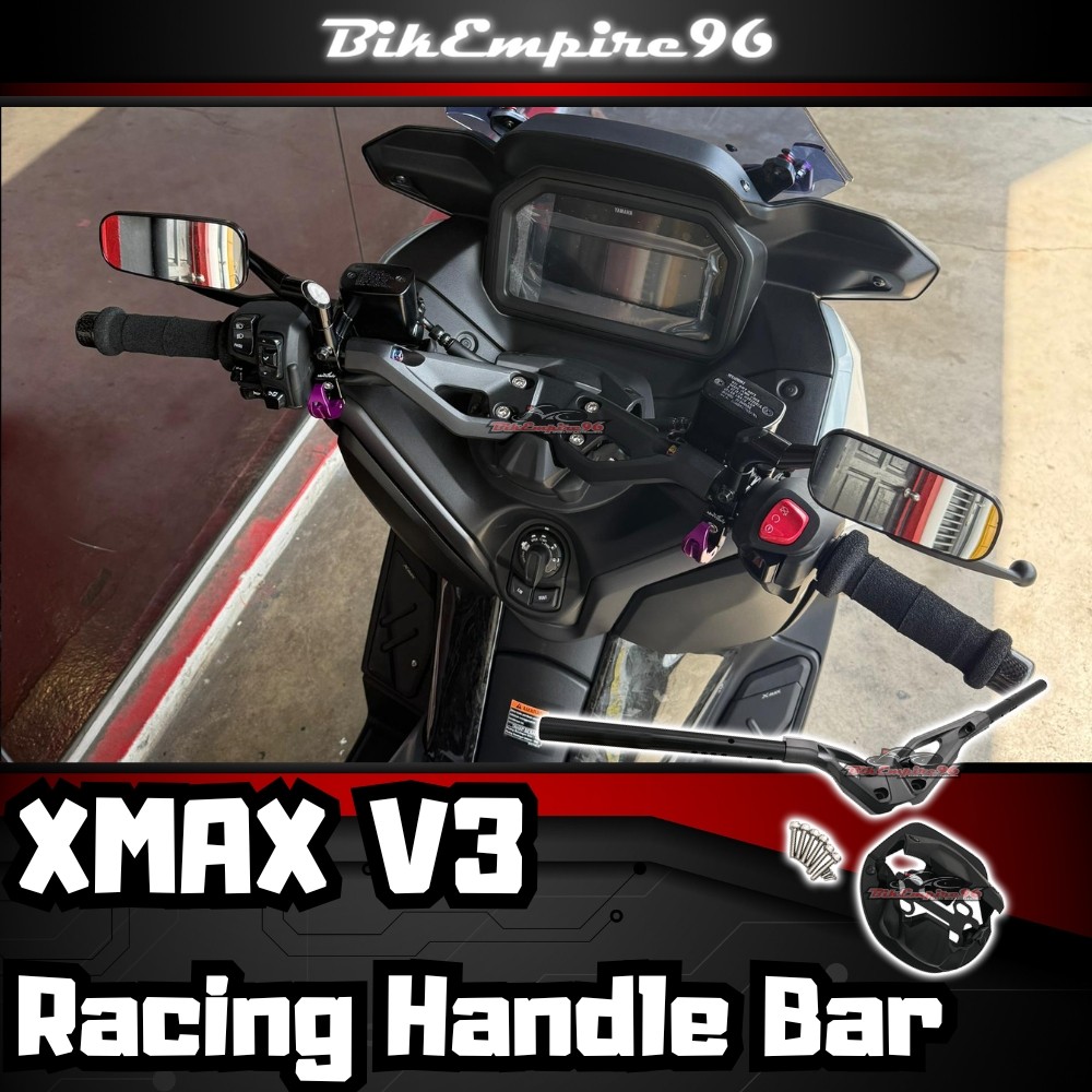 YAMAHA XMAX V3 2025 TMAX DESIGN Racing Handle HIGH MATERIAL ALLOY ...