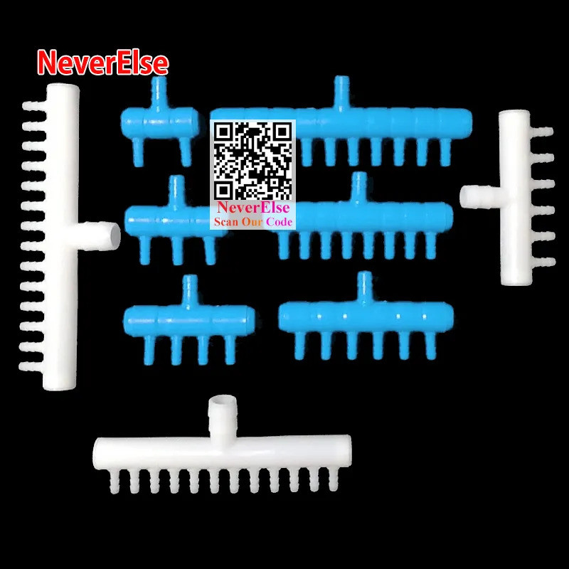 Diameter 8mm to 4mm Aquarium Fish tank Air Flow Splitter Control Lever ...