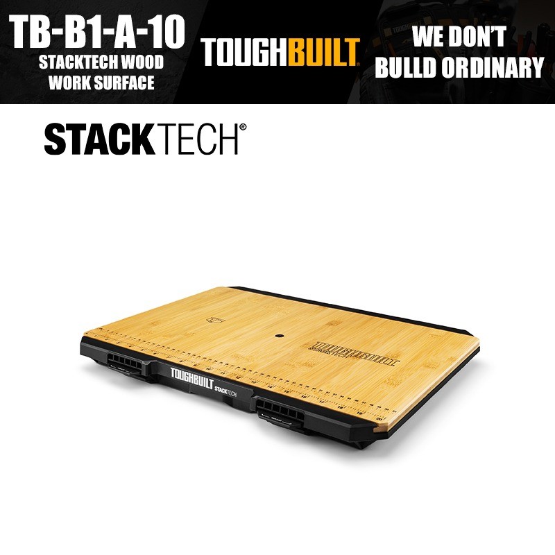 ToughBuilt TB-B1-A-10 STACKTECH Wood Work Surface Tool Accessories ...