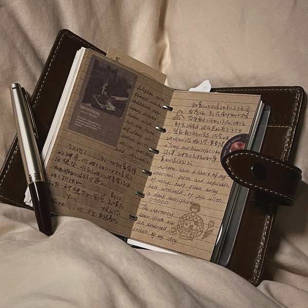 notebook 2025 notebook for kids notebook a4 Buku nota kulit M5 coklat ...