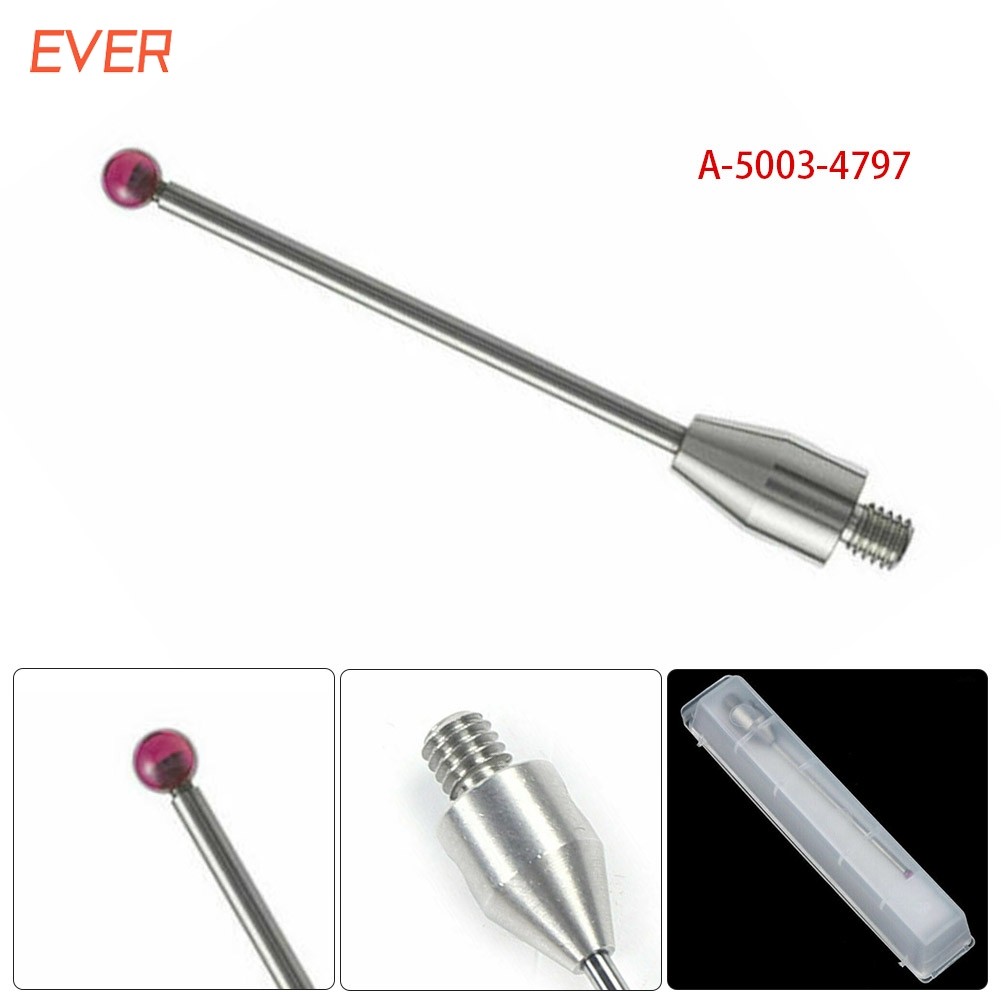 EVER| CMM Touch Probe styli Thread 2mm Ball 50mm Long CMM Stylus A-5003 ...