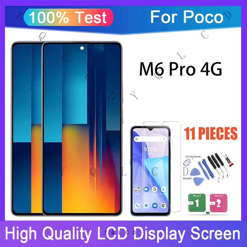 Original AMOLED Poco M6 Pro 4G LCD Display Touch Screen With Frame Replacement | Shopee Malaysia