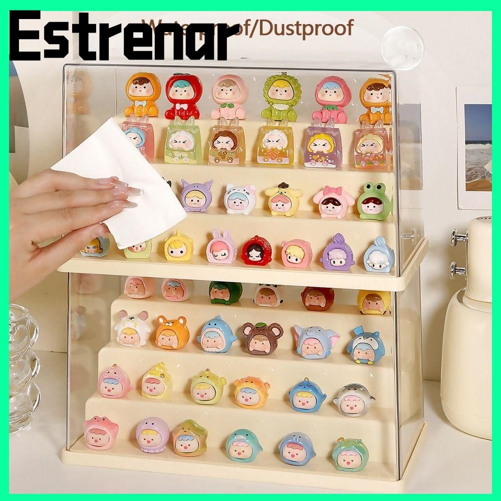 ESTRENAR Box Display Rack, Transparent Acrylic Display Cabinet ...