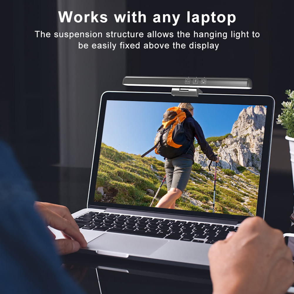 [Getdouble.my] LED Monitor Light Bar USB Powered Computer Monitor Lamp ...