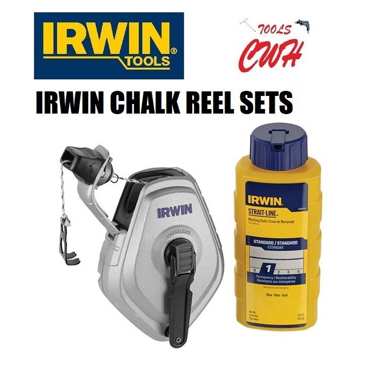 IRWIN CHALK REEL SETS & MARKING CHALK BLUE COLOUR | Shopee Malaysia