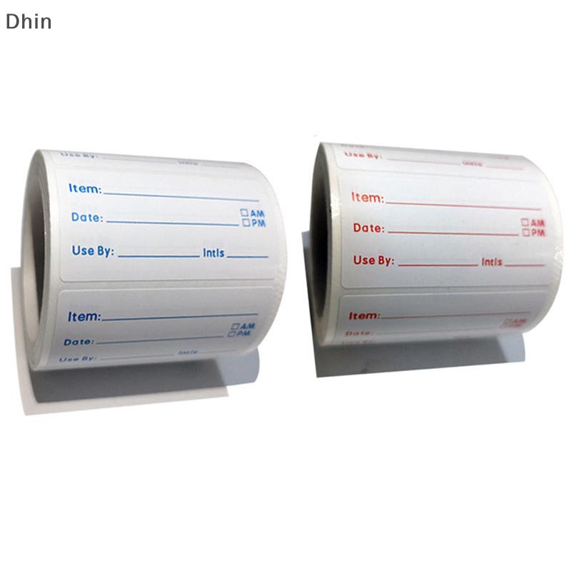 [Dhin] 500pcs/roll Kitchen Sticker Refrigerator Freezer Food Storage ...
