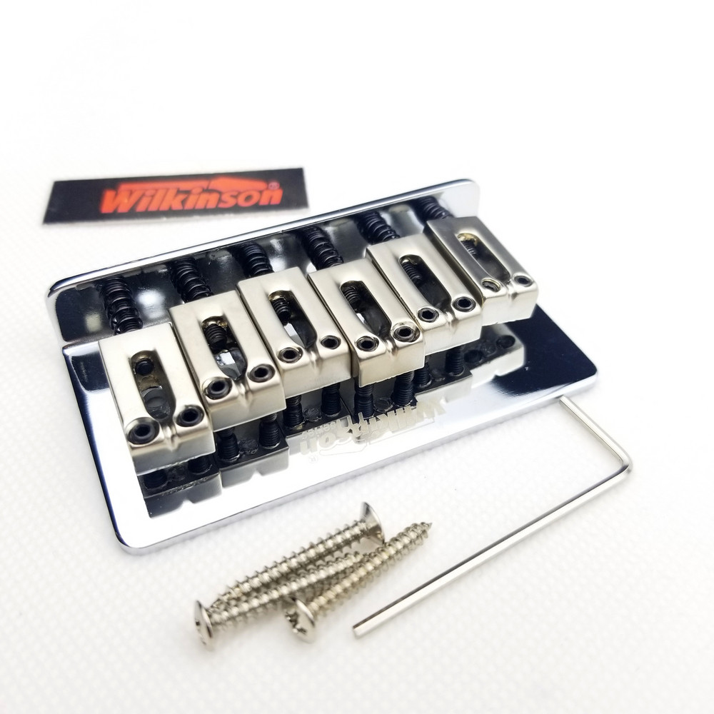 Wilkinson Electric Guitar Fixed Bridge String Thru Bridge Steg ...