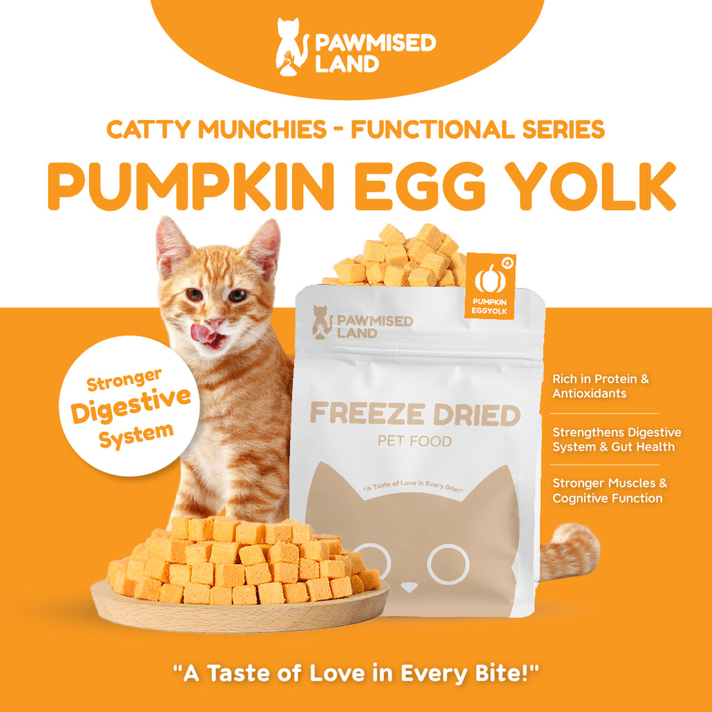 PawmisedLand Catty Munchies - Pumpkin Eggyolk - Functional Series ...