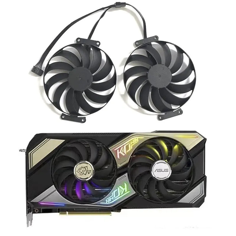 Brand new 6PIN CF1010U12S DC 12V 0.45A RTX3070 GPU fan for ASUS KO RTX ...