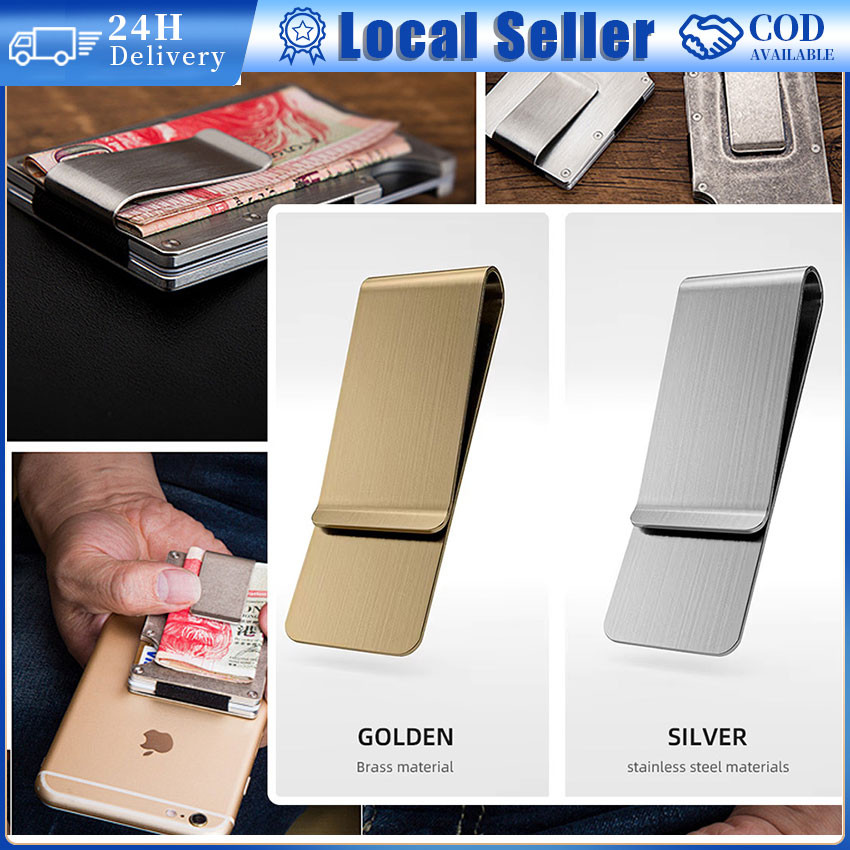 Money Clip Stainless Steel Multipurpose Banknote Cash Pocket Wallet ...