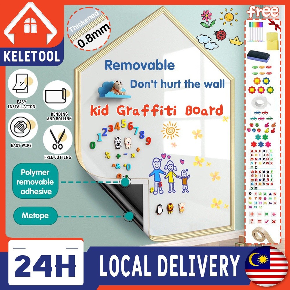 Magnetic Kid Graffiti Board Magnetic Blackboard Magnetic kid Blackboard ...