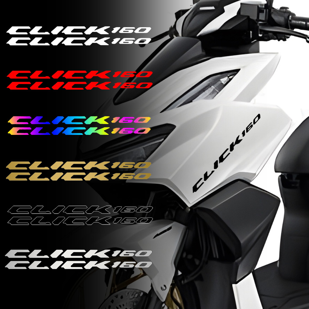 For Honda CLICK 160 Motorcycle Reflective Sticker Click 160 160i ...
