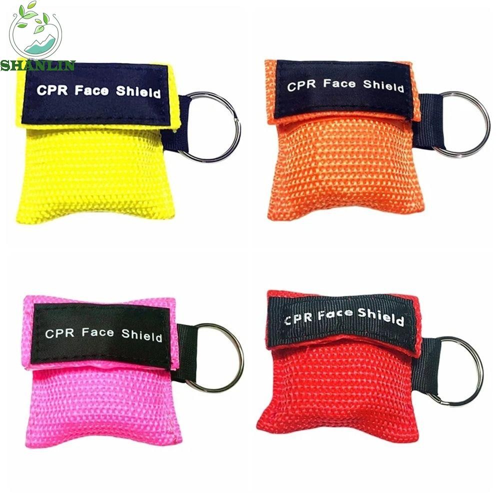 SHANLIN Emergency Face Shield, One-way Valve Mouth Breath CPR Mask ...