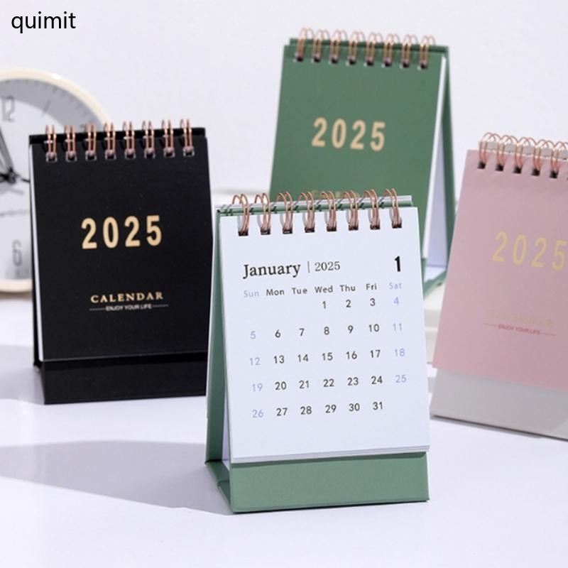 QUIM 2024-2025 Calendar Small Tabletop Calendar Runs from July 2024 to ...